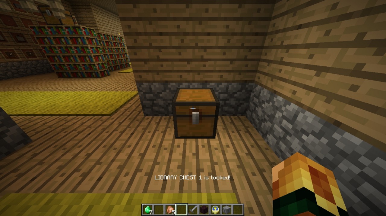 Named locked Chests Minecraft Map