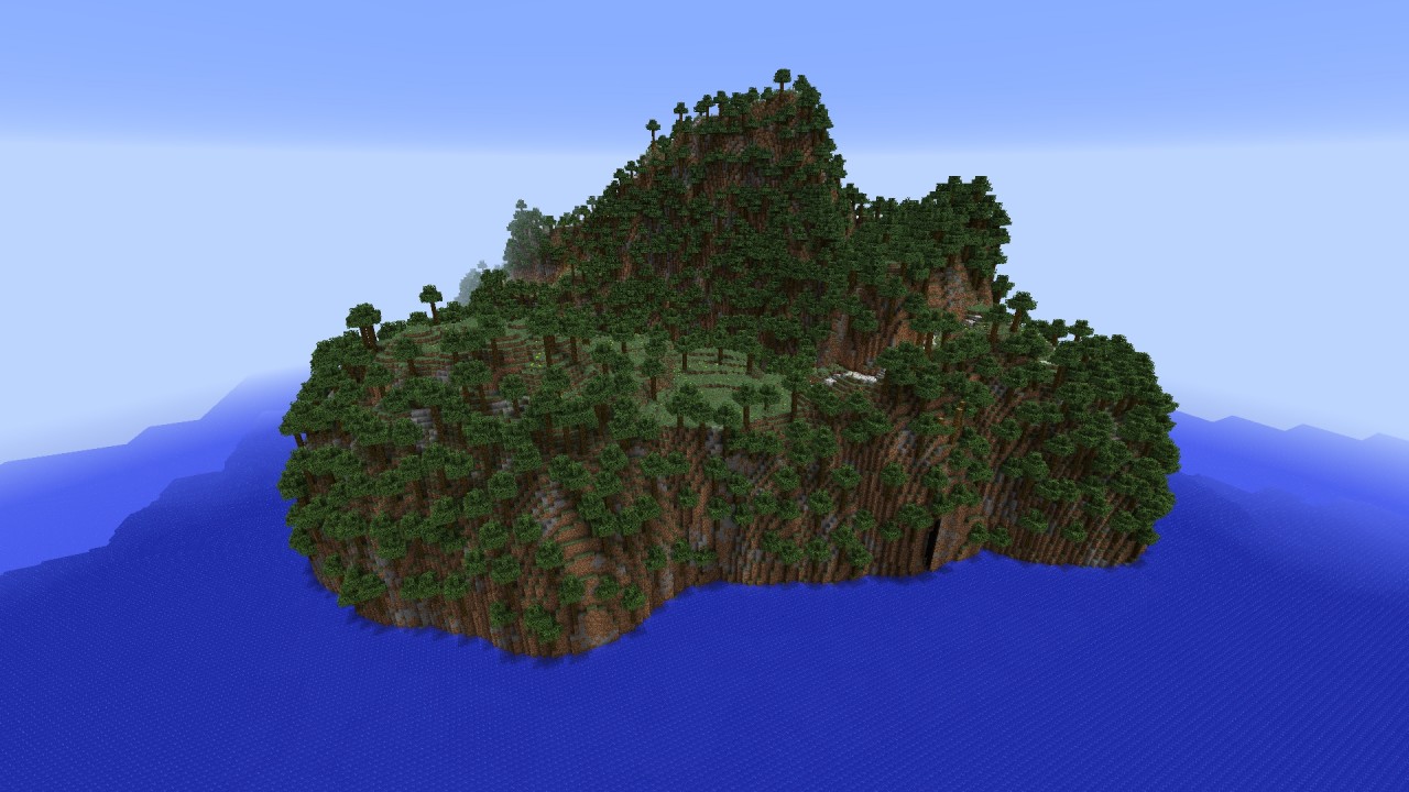 Vulcan Island from "The Legend of Black Kat" [MC 1.8] Minecraft Map