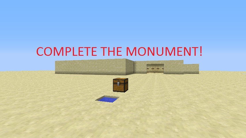 Complete the Monument 1 Minecraft Map