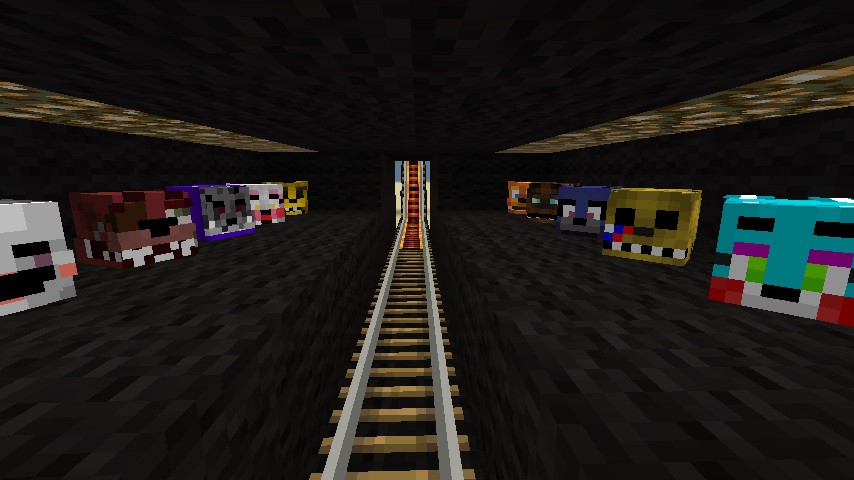 FNAF Rollercoaster Minecraft Map