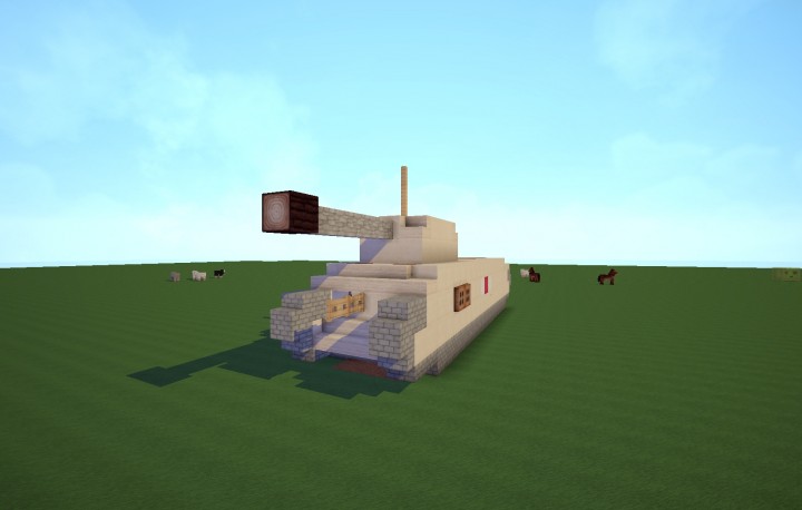 TOG II Land Battleship Tank Minecraft Map