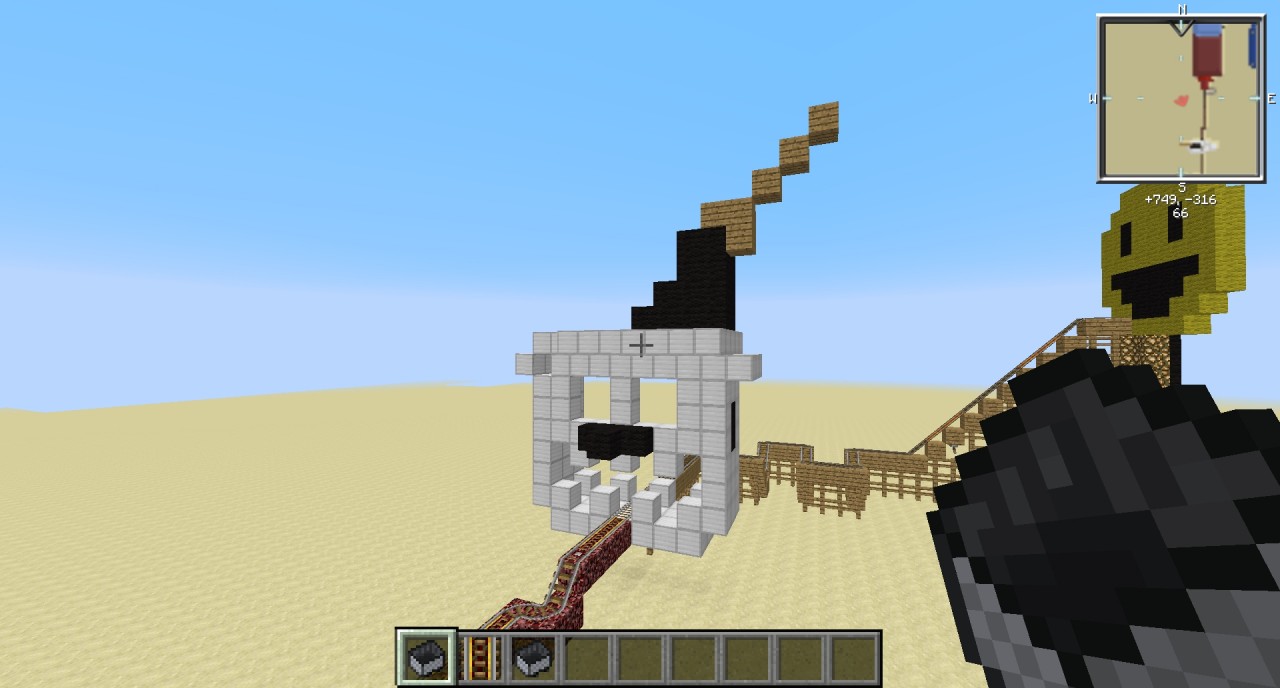 Enternal Rampage RollerCoaster UPDATE Minecraft Map