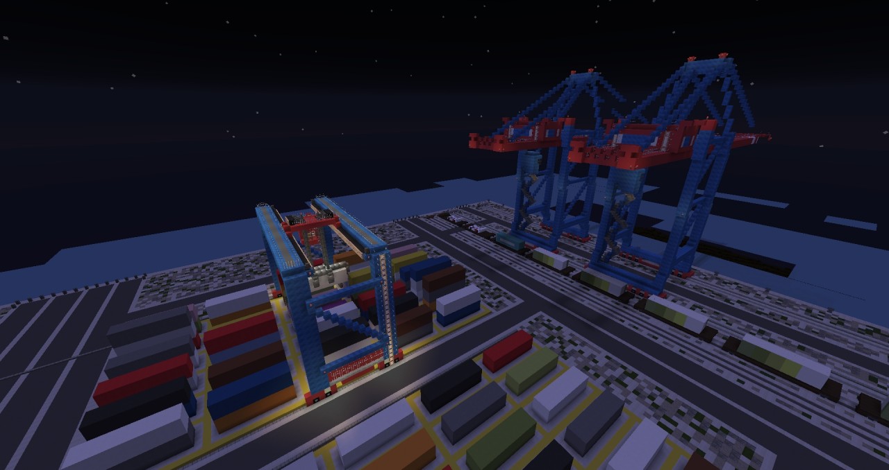 Container Cranes Minecraft Map