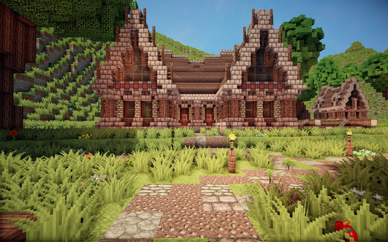 Small Medieval Village Minecraft Map