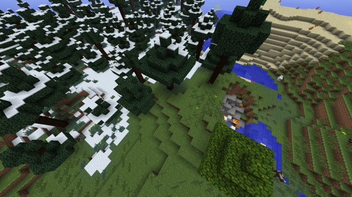 Crash Landing Challenge Minecraft Map