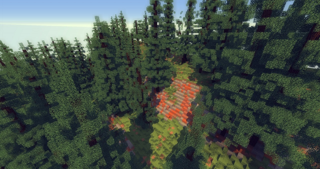 Stained Hills Minecraft Map