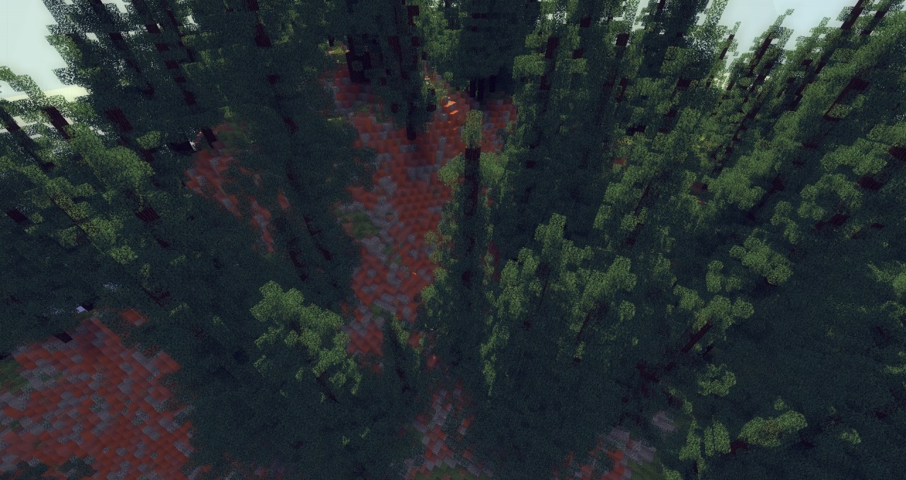 Stained Hills Minecraft Map