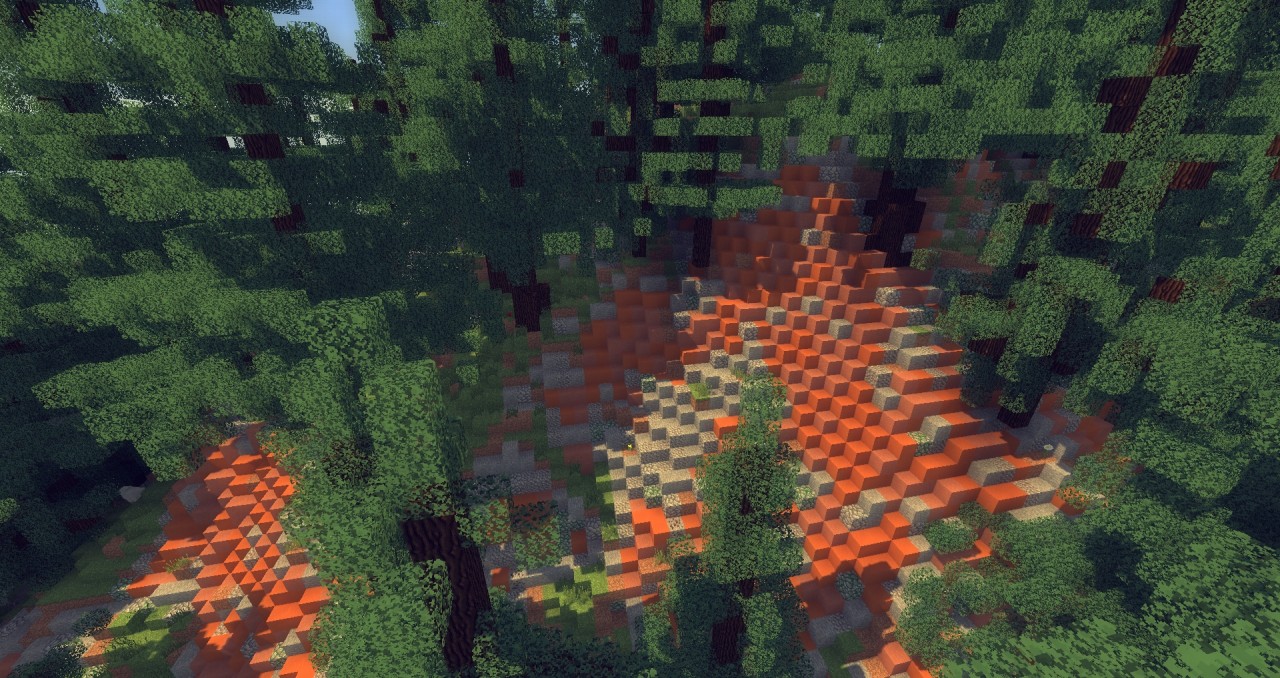 Stained Hills Minecraft Map