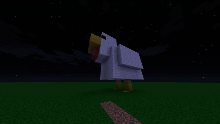 Chicken Statue Minecraft Map