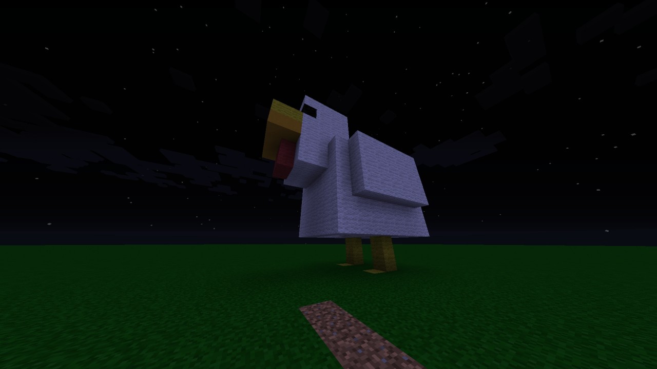 Chicken Statue Minecraft Map