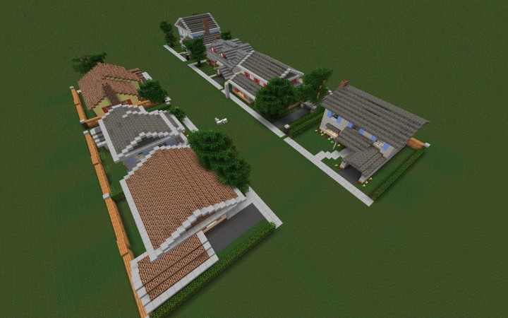 50's style houses (Bundle) Minecraft Map