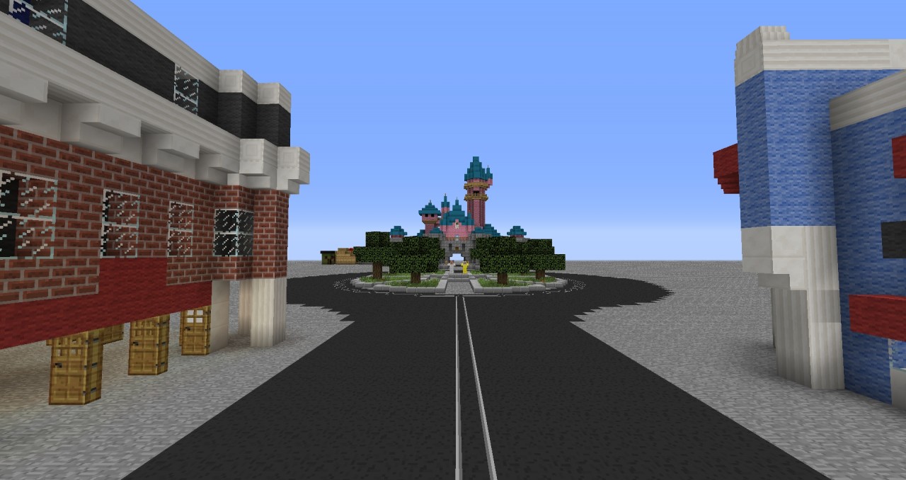 Completely Accurate Disneyland CA Minecraft Map