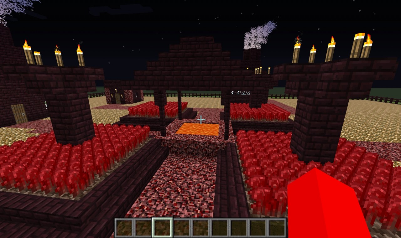 A Nether Village Minecraft Map