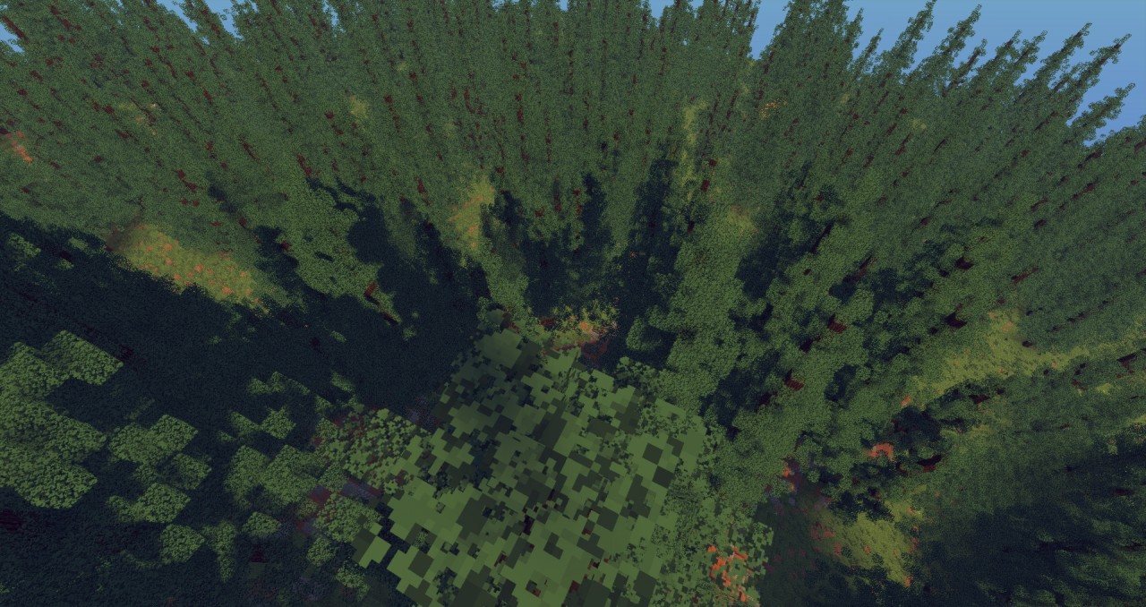 Stained Hills Minecraft Map