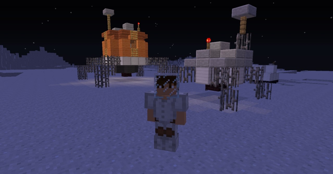 Lunar Landing (Accurate map of the Moon) Minecraft Map