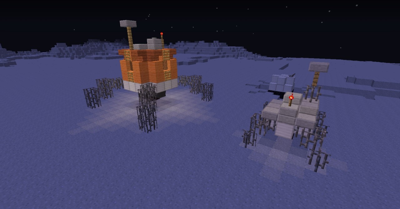 Lunar Landing (Accurate map of the Moon) Minecraft Map