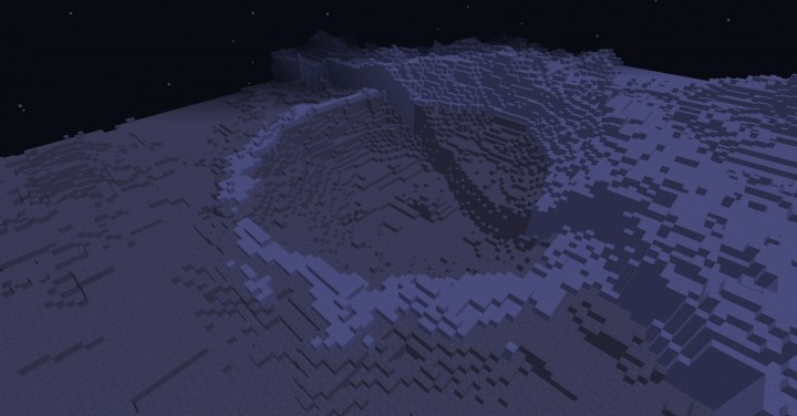 Lunar Landing (Accurate map of the Moon) Minecraft Map