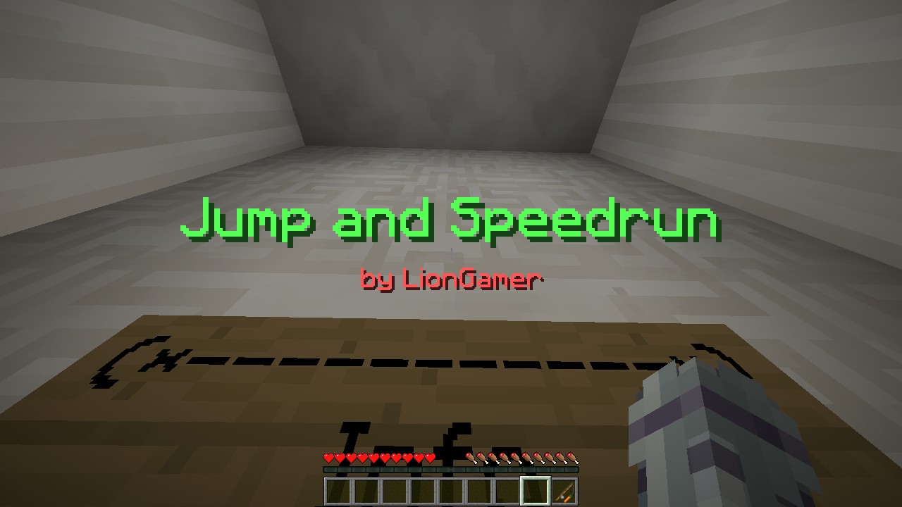 Jump and Speedrun [v1.3] - Minecraft Jump and Run Challenge Minecraft Map