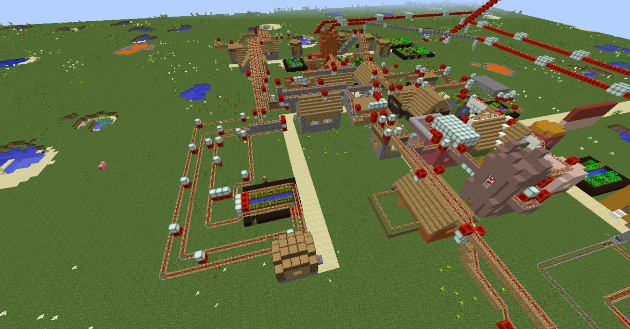 Rollercoaster #3.3 Minecraft Map