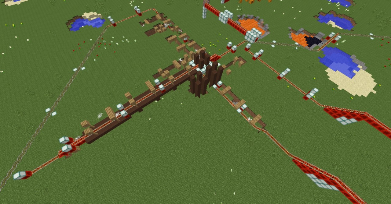 Rollercoaster #3.3 Minecraft Map