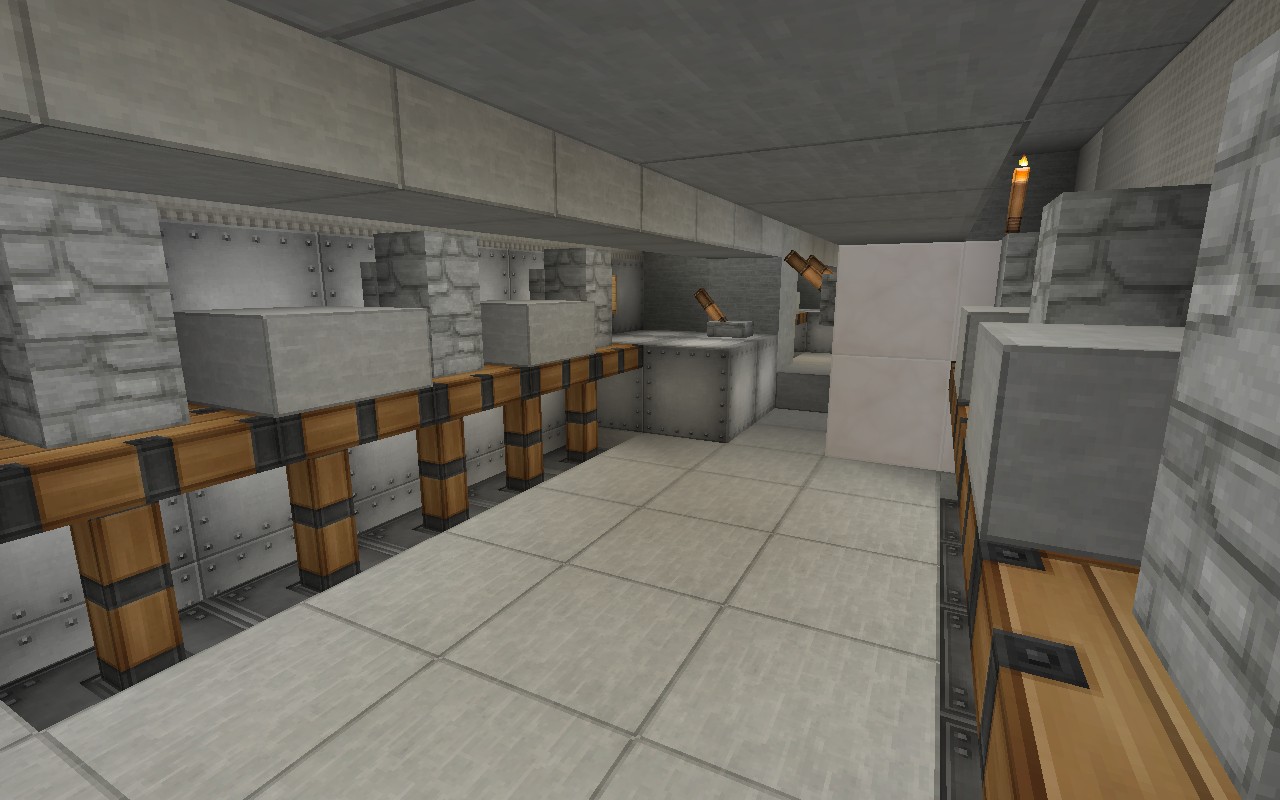 Gato Class Submarine With Full Interiors+Working Engine Minecraft Map