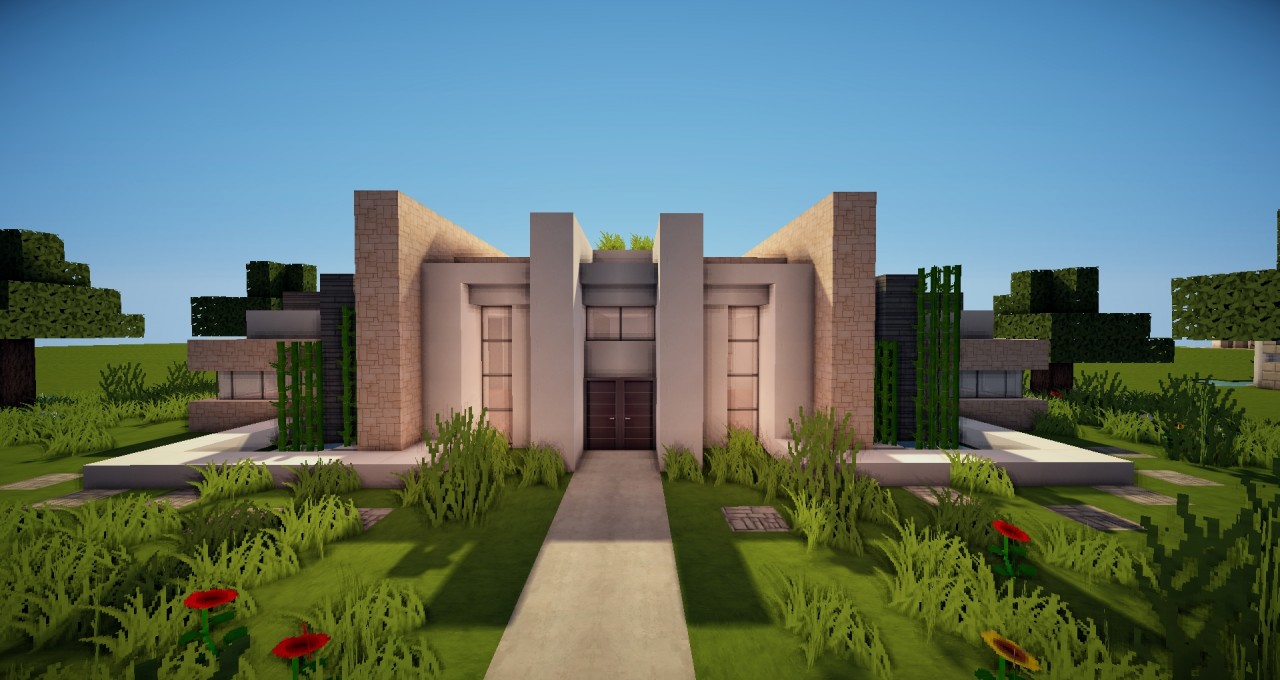 Modern House | Smooth And Clean Minecraft Map