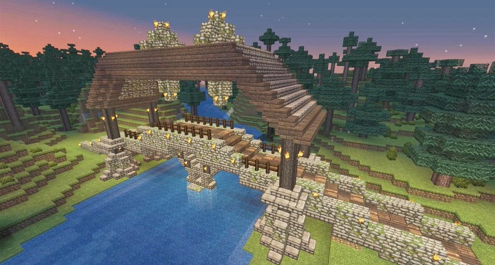 Medieval Bridge Minecraft Map