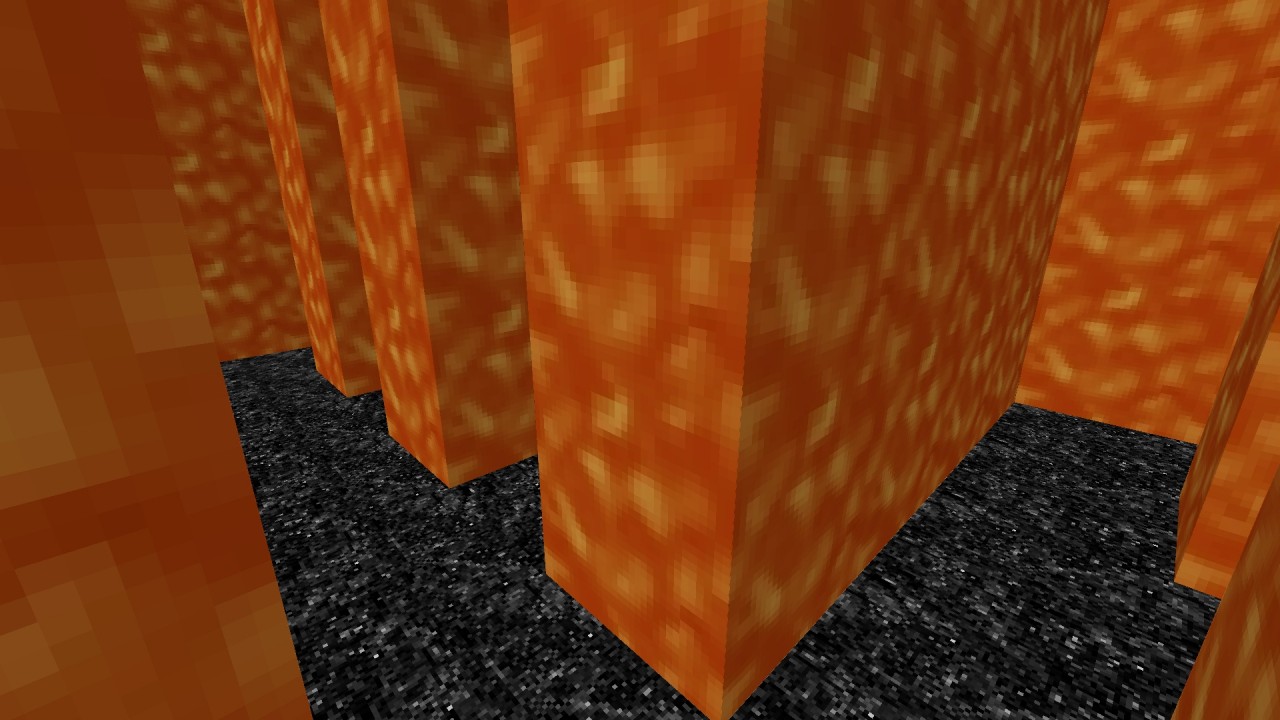 Hell Maze with lava walls Minecraft Map