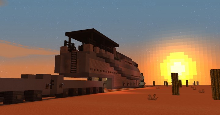 Medium Railway Gun Type A Minecraft Map