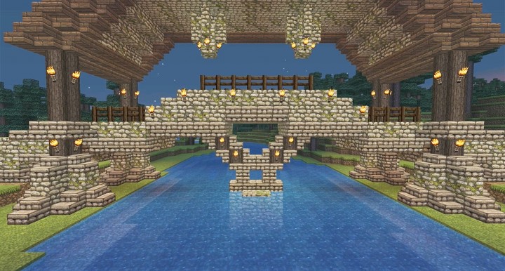 Medieval Bridge Minecraft Map