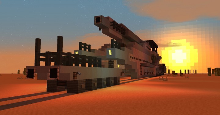 Medium Railway Gun Type A Minecraft Map