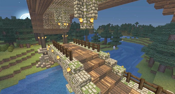 Medieval Bridge Minecraft Map