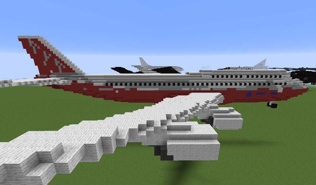 Boeing 747-8 Intercontinental [V2] Minecraft Map