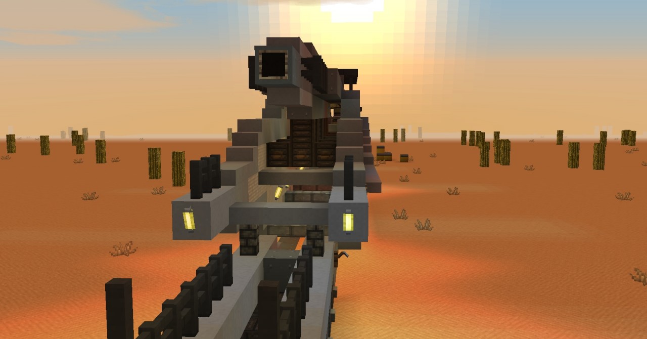 Medium Railway Gun Type A Minecraft Map