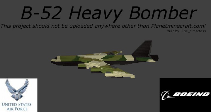 Boeing B-52 Stratofortress Minecraft Map