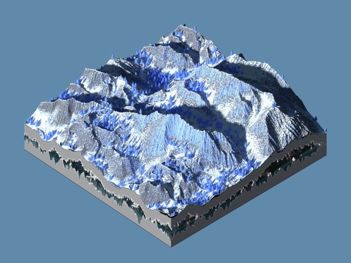 Ice Render Minecraft Map