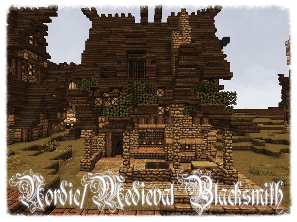 Nordic/Medieval Blacksmith Minecraft Map