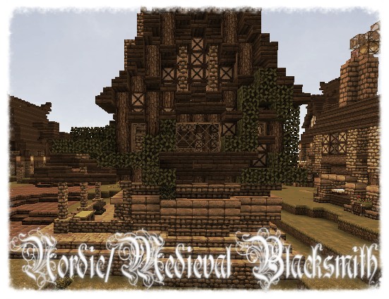Nordic/Medieval Blacksmith Minecraft Map