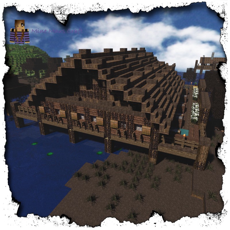 A Stilt House Town Hall In Little Debaria [DOWNLOAD] Minecraft Map