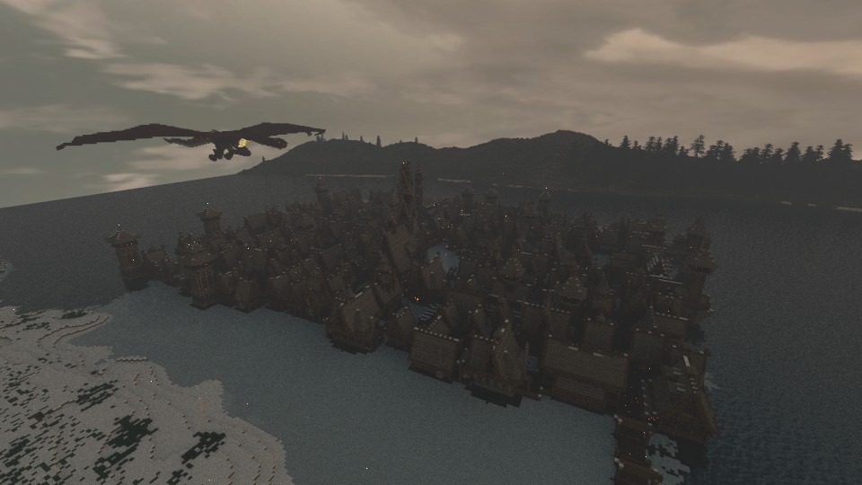 The Hobbit - Esgaroth, Dale, Erebor & Ravenhill Minecraft Map