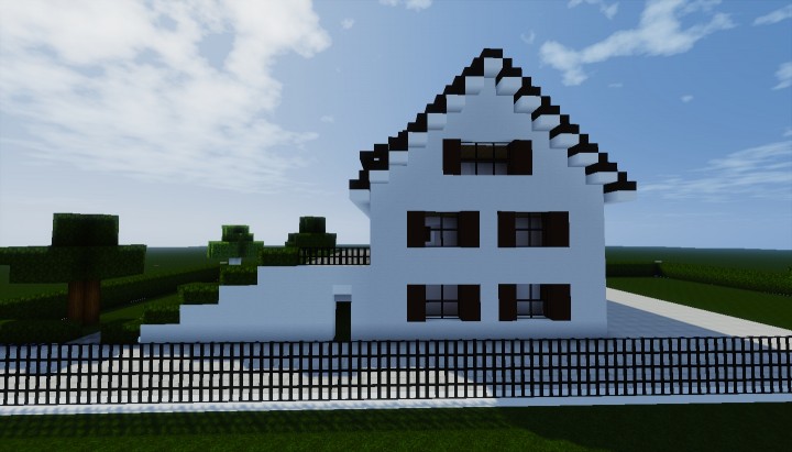 French Style House from the 70's [with floor plans] Minecraft Map