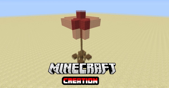 [1.8] Functional Beach Umbrella - Minecraft Creation Minecraft Map