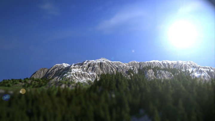 Kaltomim - Custom Terrain (Dry Lake Biome, Mountains, River) Minecraft Map