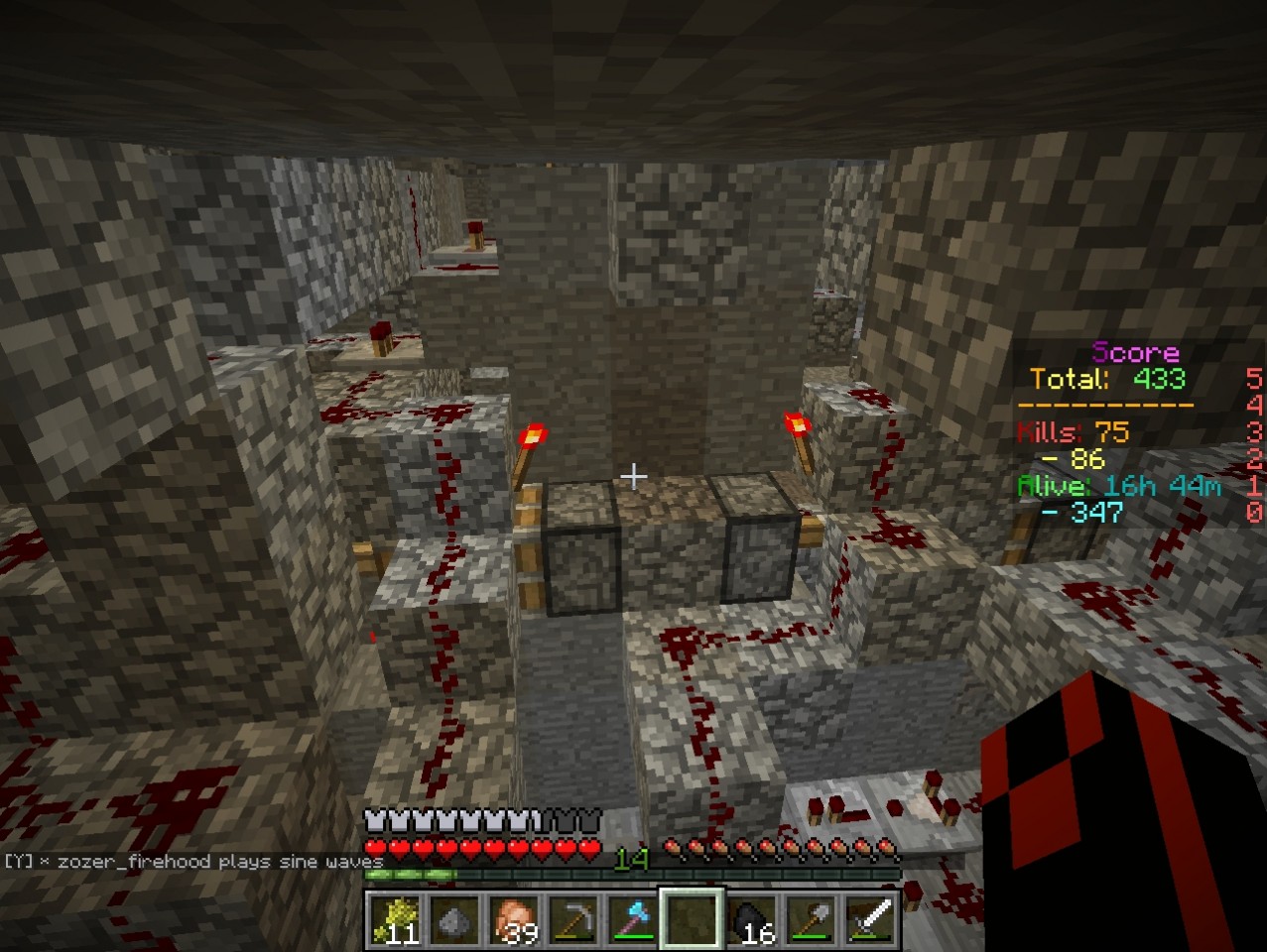 4 digit redstone combination lock Minecraft Map