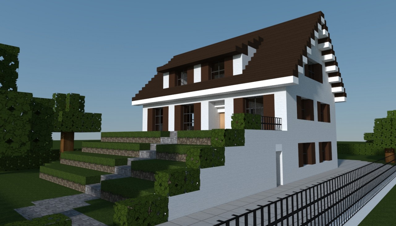 French Style House from the 70's [with floor plans] Minecraft Map
