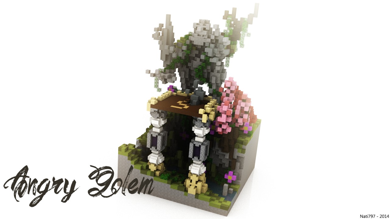 『Plot』 Angry Golem : plot on Creativeblock server Minecraft Map