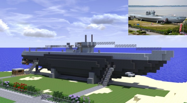 U-995 - german u-boat Minecraft Map