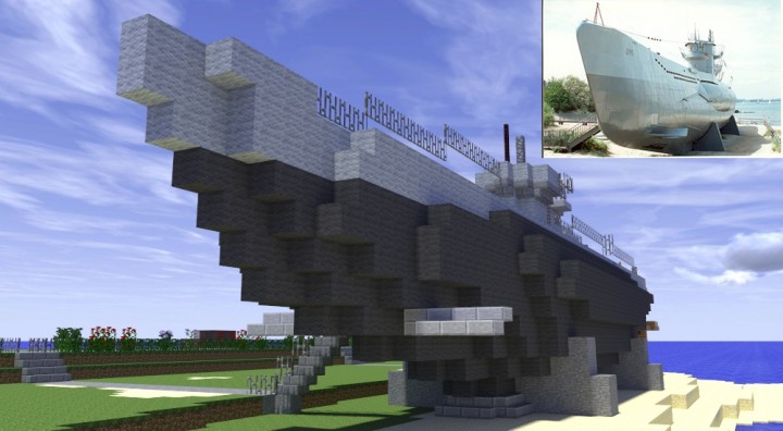 U-995 - german u-boat Minecraft Map