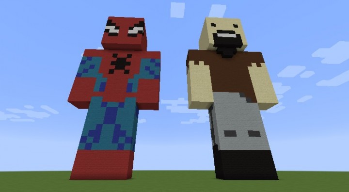 Spider Man And Notch Minecraft Map