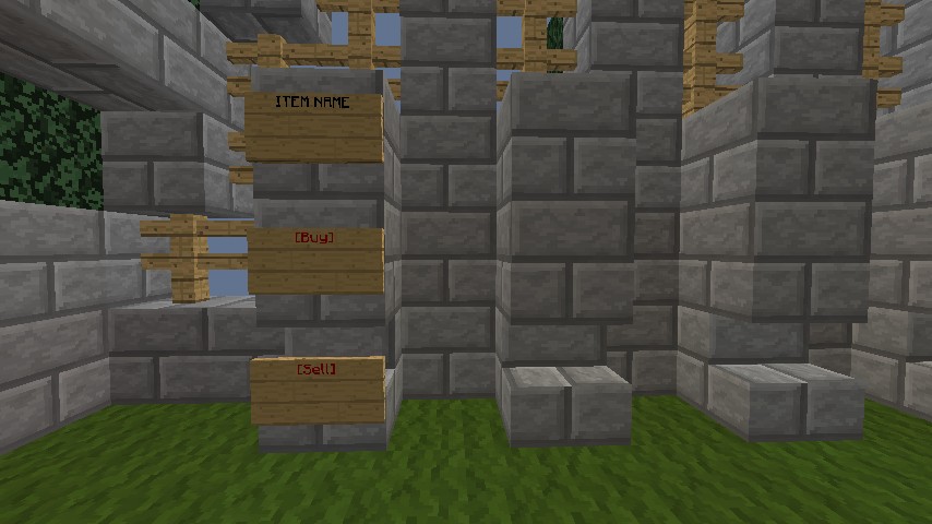 Server Shop Minecraft Map